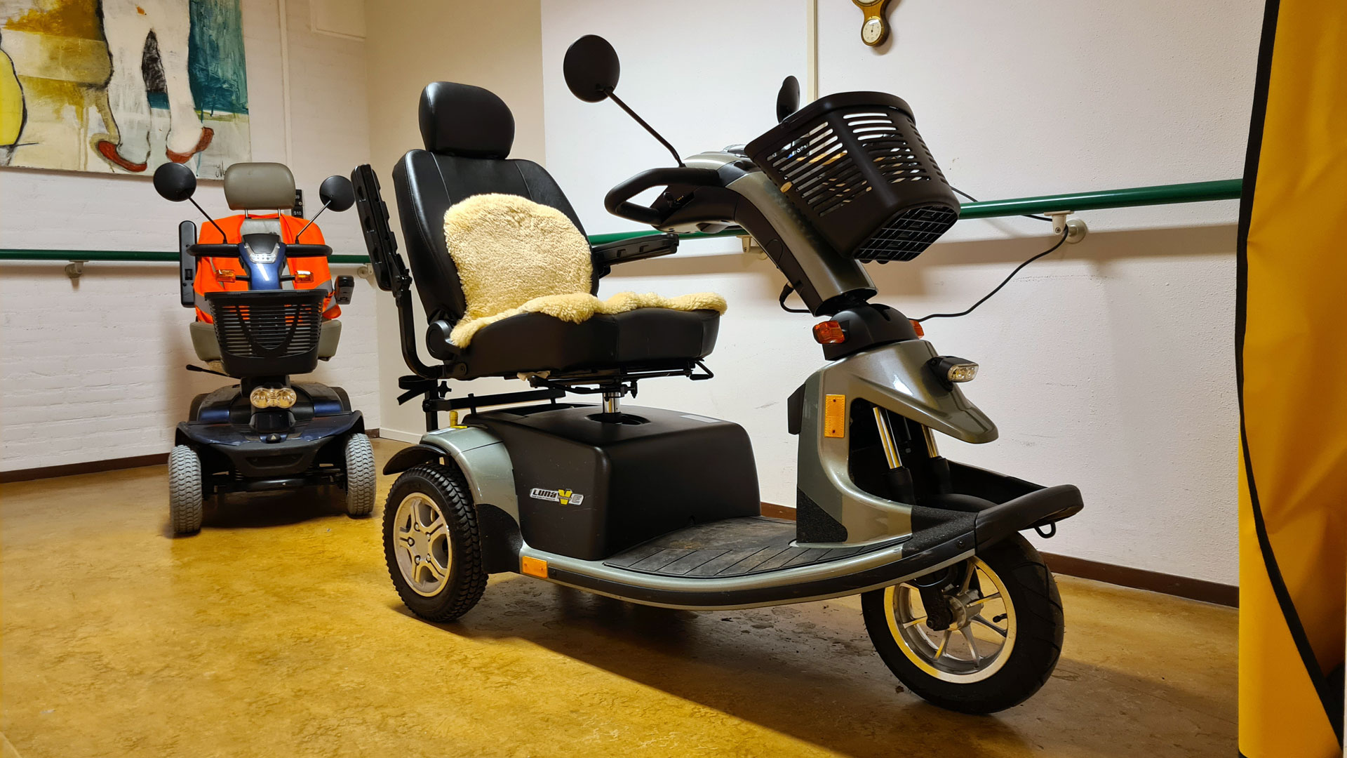 Geen scootmobiel meer in de gang! Maar waar dan wel? - Brandweer